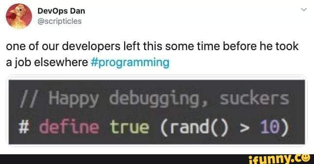 DevOps Dan @scripticles one of our developers left this some time ...
