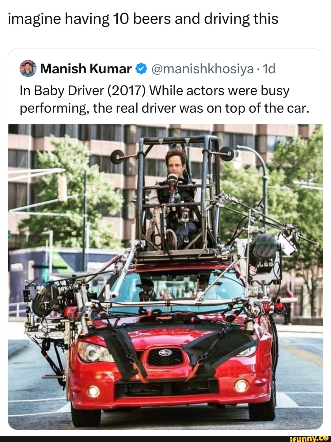 Imagine having 10 beers and driving this @ Manish Kumar ...