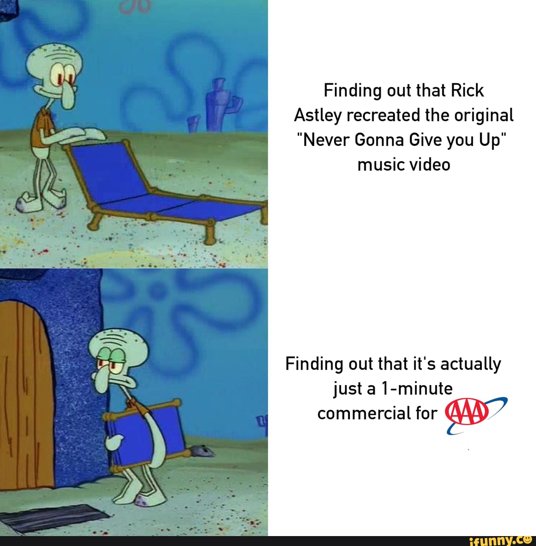 Finding out that Rick Astley recreated the original "Never Gonna Give ...