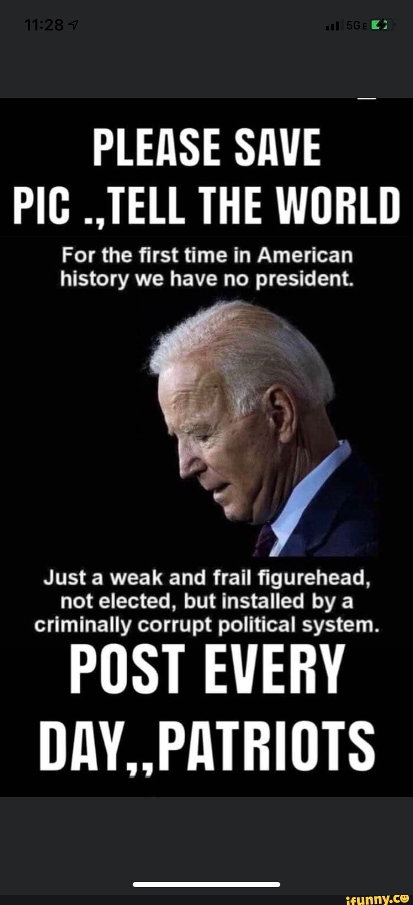 PLEASE SAVE PIC .,TELL THE WORLD For the first time in American history ...