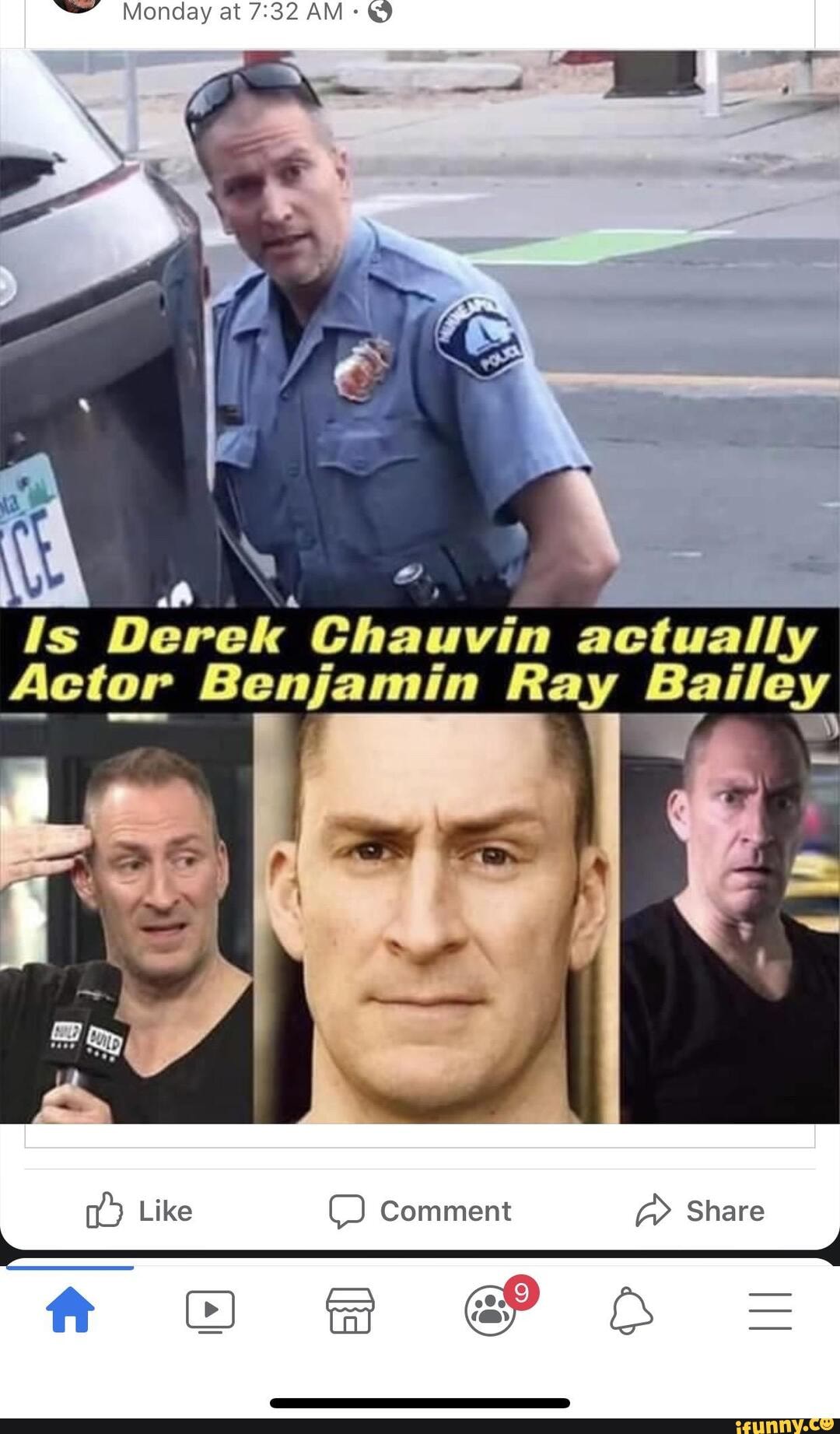 Monday at AM & Is Derek Chauvin actually Actor Benjamin Ray Bailey Like ...