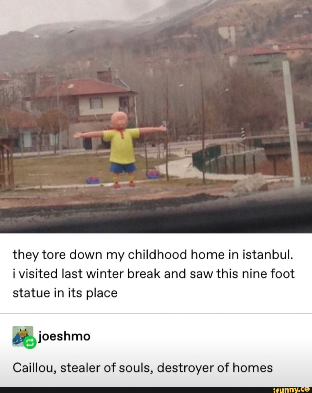 They tore down my childhood home in istanbul. i visited last winter ...