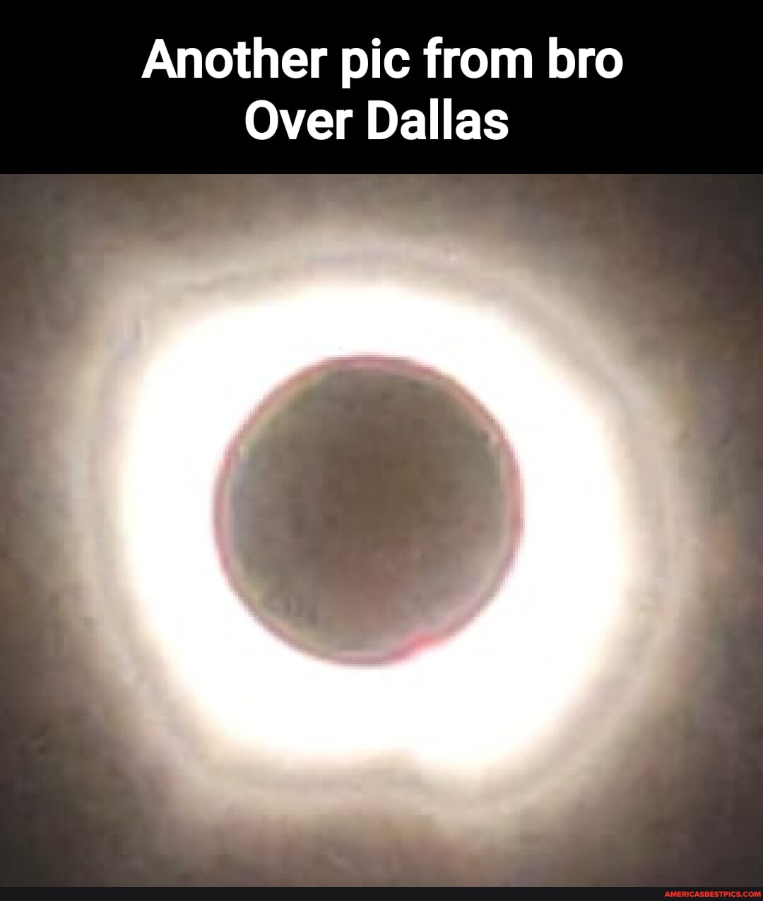 Another pic from bro Over Dallas - America’s best pics and videos