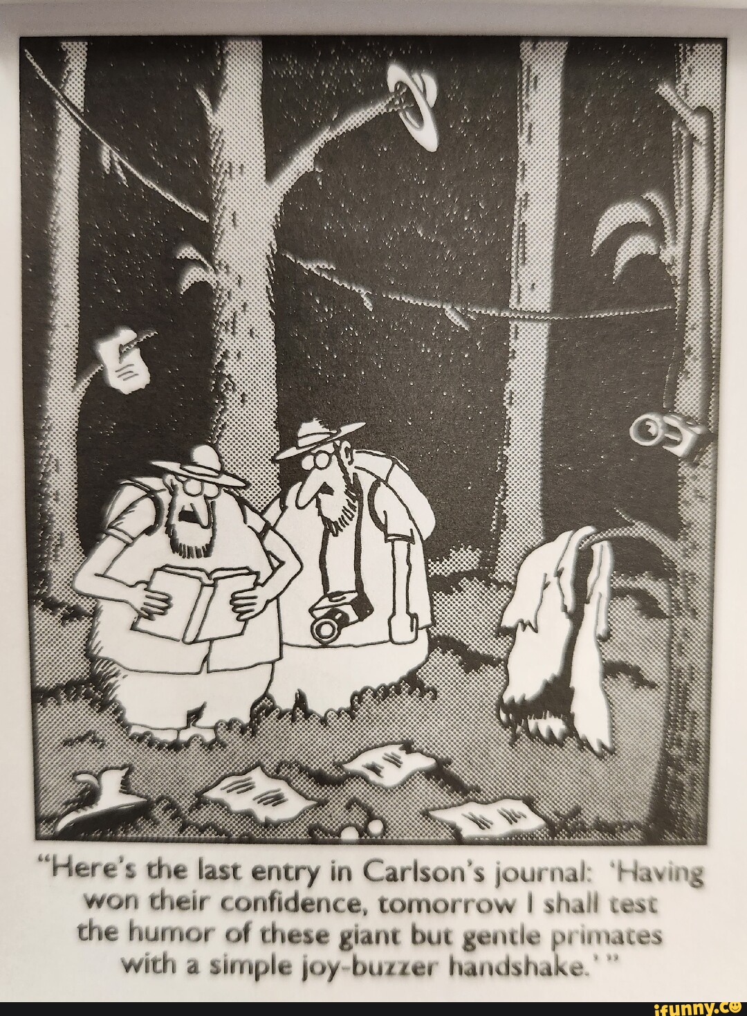 "Here's the last entry in Carlson's journal won their confidence ...