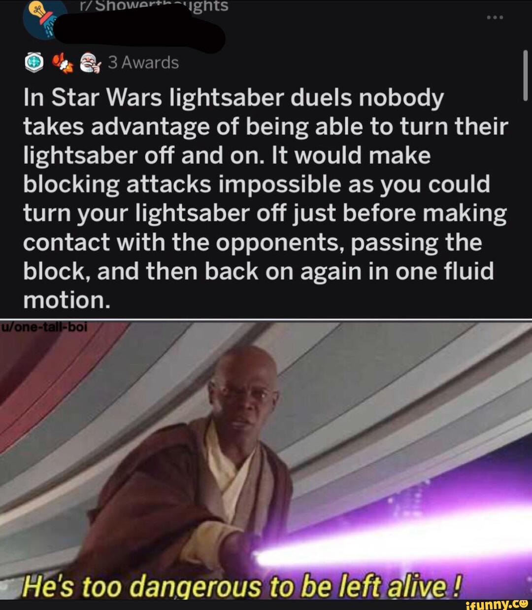 In Star Wars lightsaber duels nobody takes advantage of being able to ...