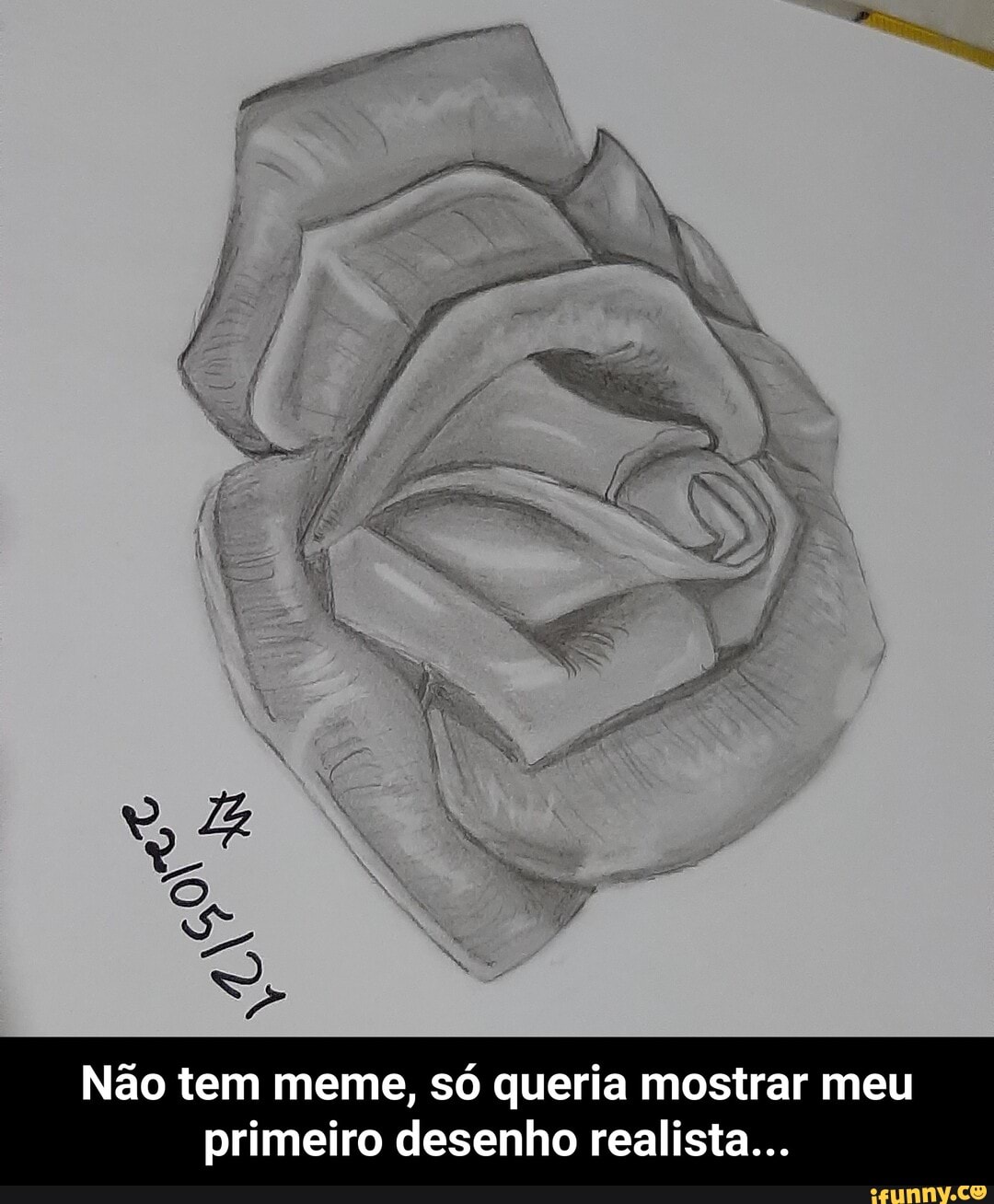 Não tem meme, só queria mostrar meu primeiro desenho realista... - Não ...