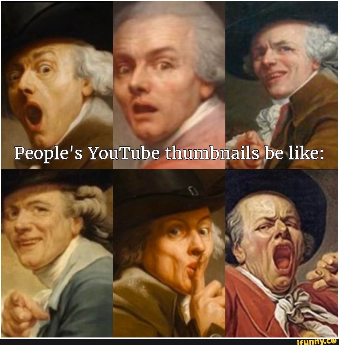Thumbnails memes. Best Collection of funny Thumbnails pictures on iFunny