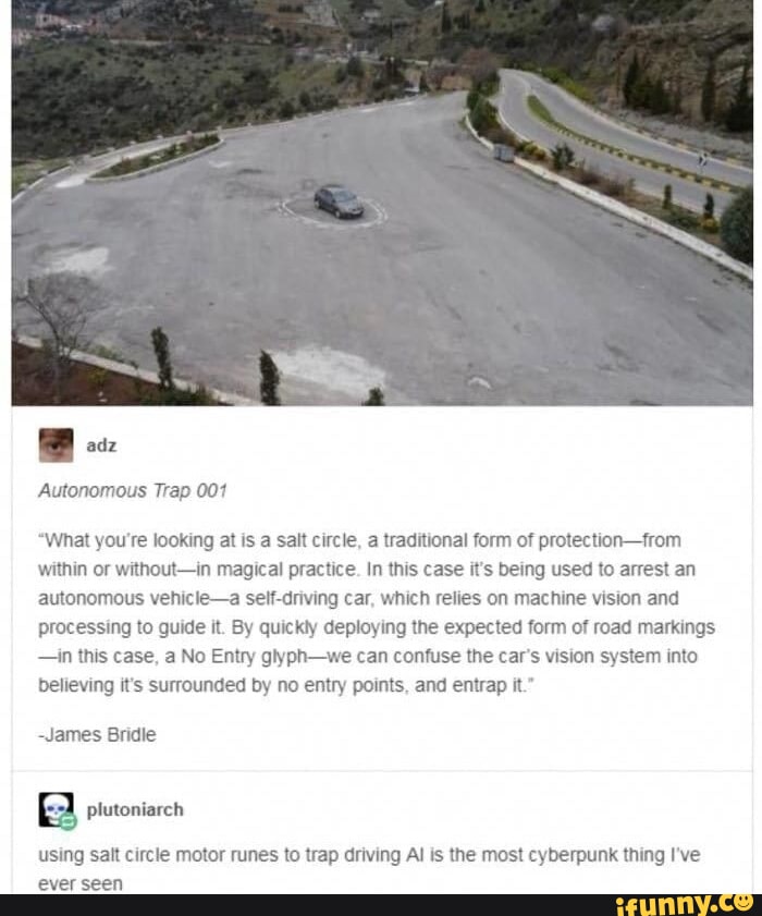 Autonomous Trap 001 "What you're looking at is a salt circle, a ...