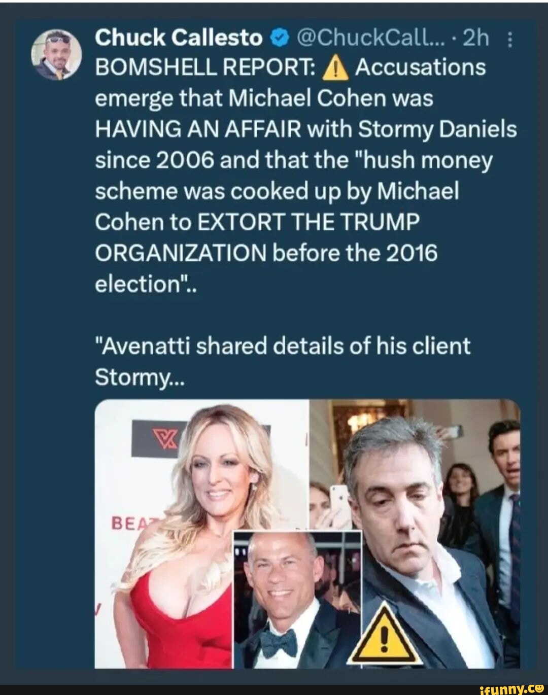 Chuck Callesto @ChuckCall...- : BOMSHELL REPORT: Accusations emerge ...