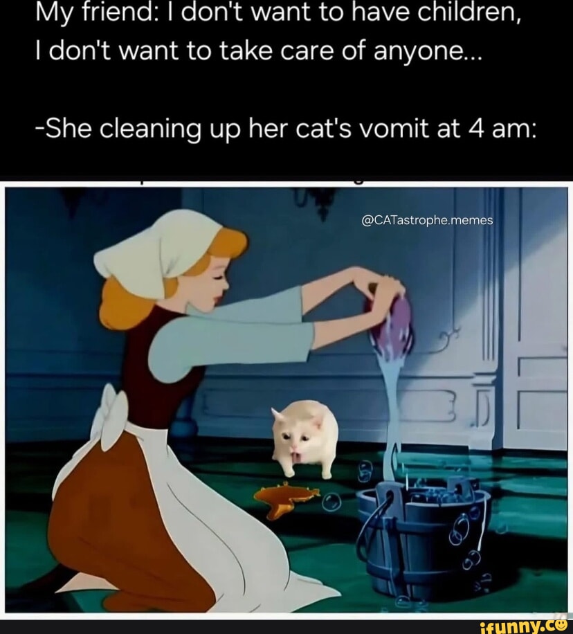 My friena: I don't want to have children, I don't want to take care of ...
