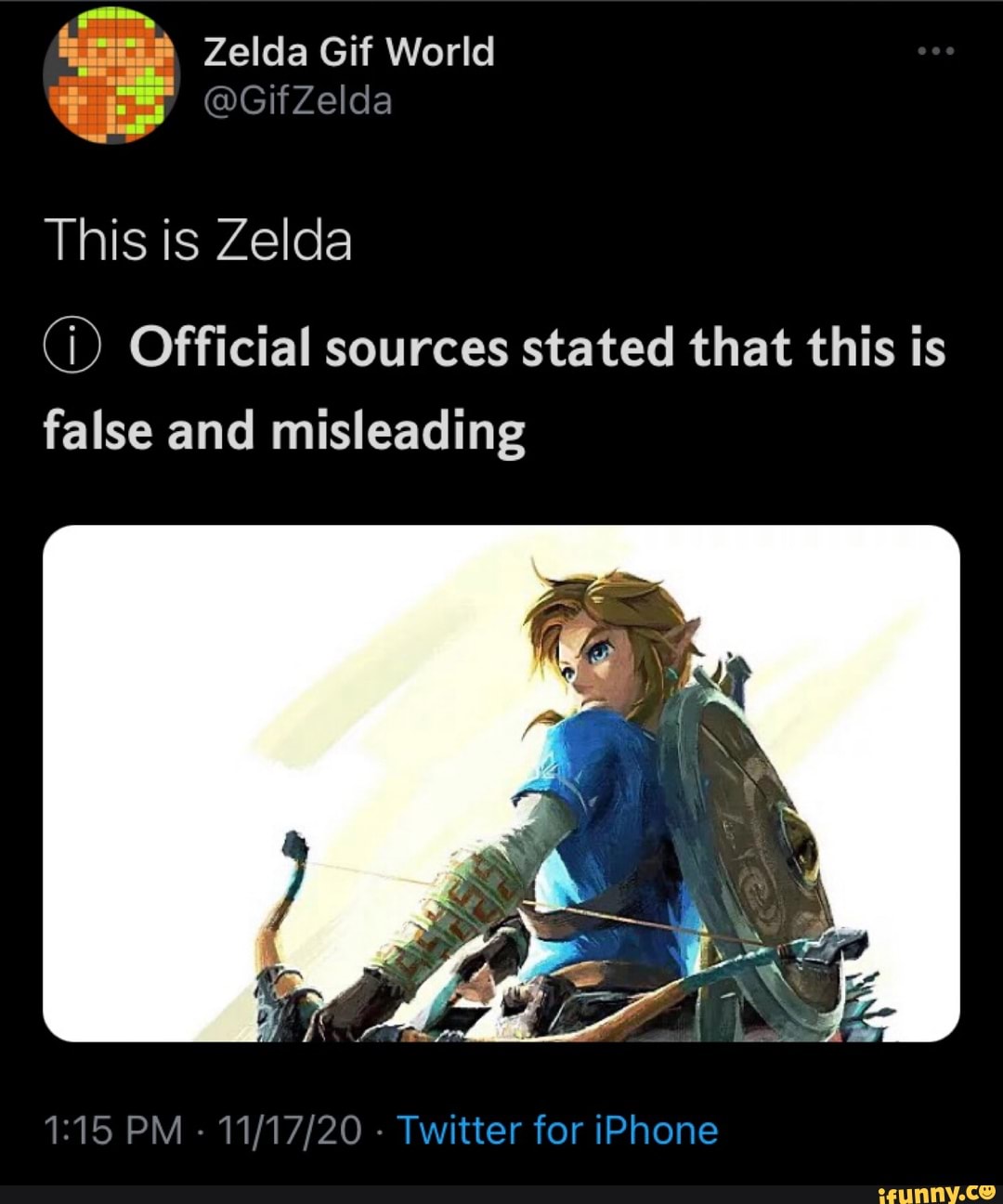 Zelda Gif World @GifZelda This is Zelda Official sources stated that ...