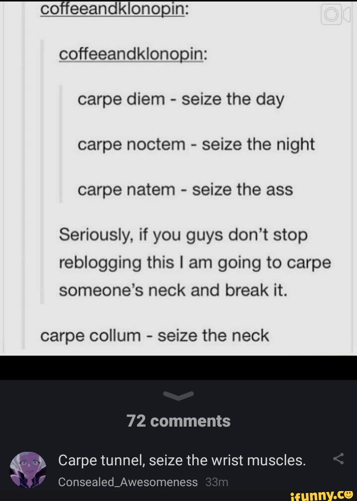 Coffeeandklonopin: coffeeandklonopin: carpe diem - seize the day carpe ...