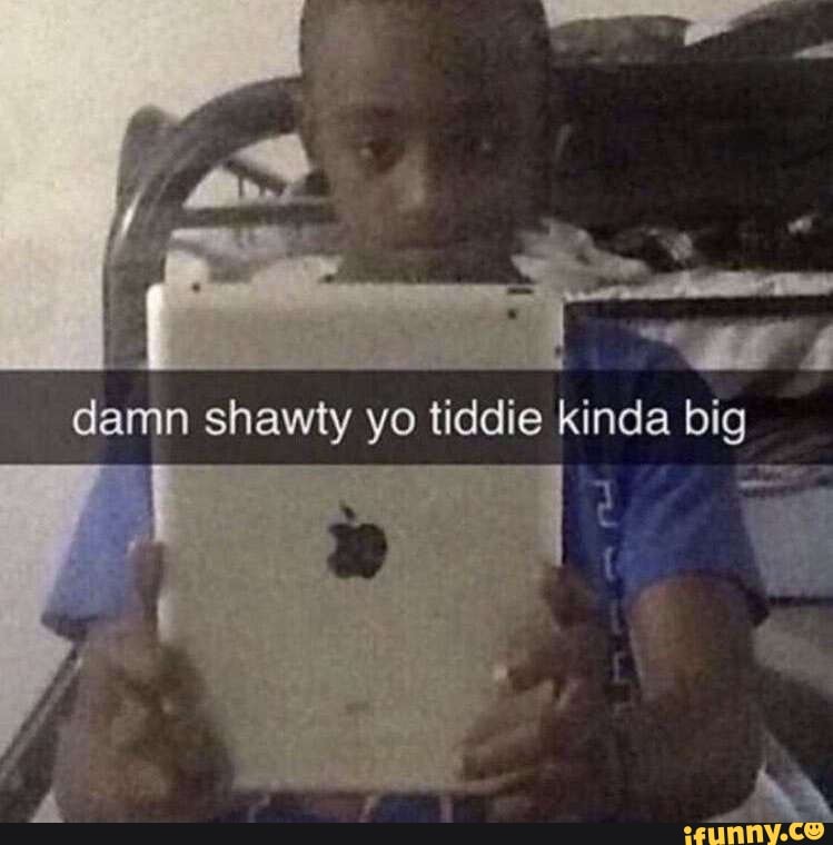 ~ar 4 damn shawty yo tiddie kinda big - iFunny