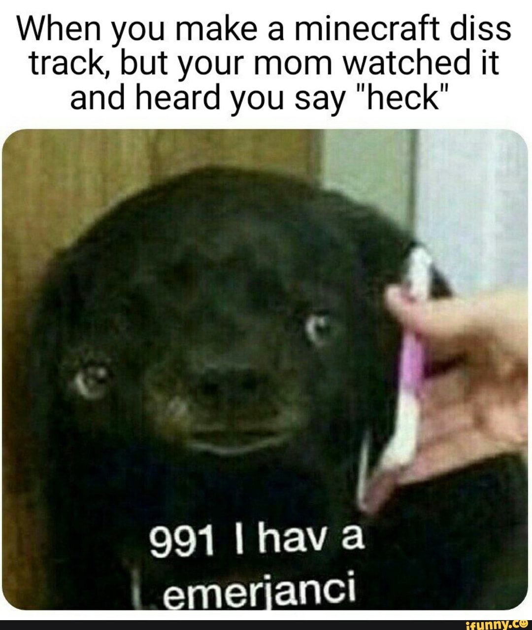 When you make a minecraft diss track, but your mom watched it and heard ...