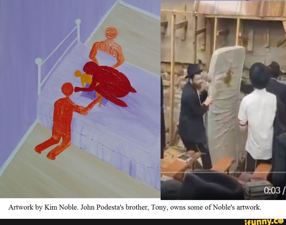 \2 Artwork by Kim Noble. John Podesta's brother, Tony, owns some of Noble's artwork. - iFunny