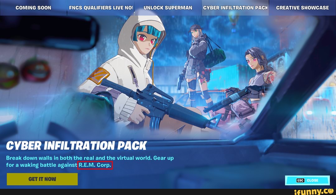 COMING SOON FNCS QUALIFIERS LIVE NO! UNLOCK SUPERMAN CYBER INFILTRATION ...