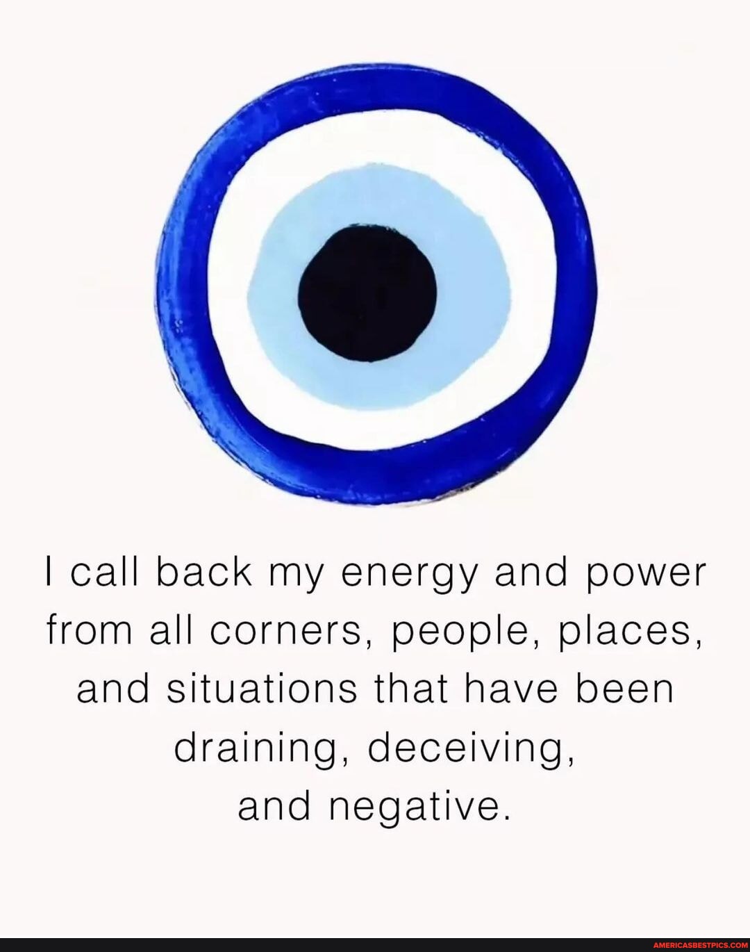 Affirm YES ️ - I call back my energy and power from all corners, people ...