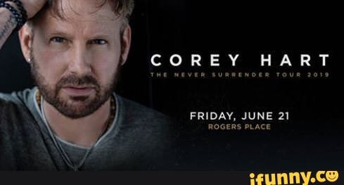 #dadjoke #badumbumtsss #funny #meme - COREY HART FRIDAY, JUNE 21 ROGERS ...