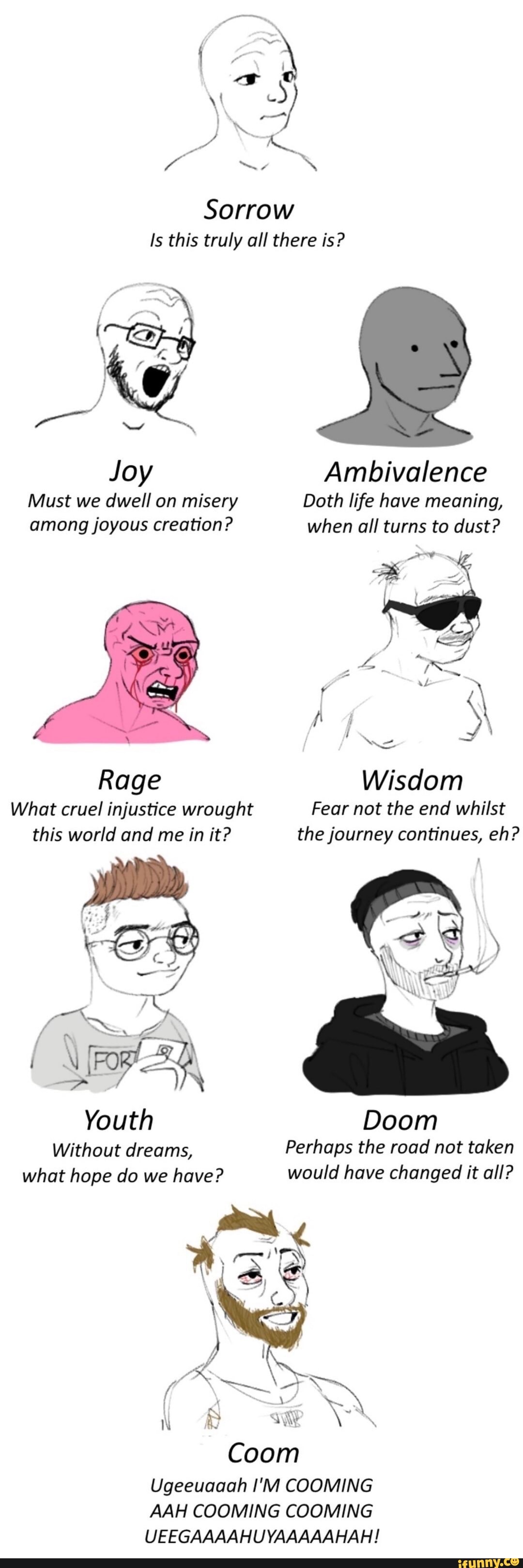 Joy Must we dwell on misery Doth life have meaning, among joyous ...