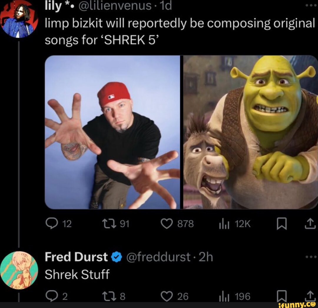 @lilienvenus Id limp bizkit will reportedly be composing original songs ...