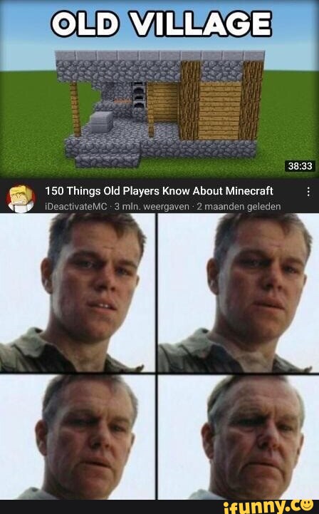 OLD VILLAGE 150 Things Old Players Know About Minecraft iDeactivateMC 3 ...
