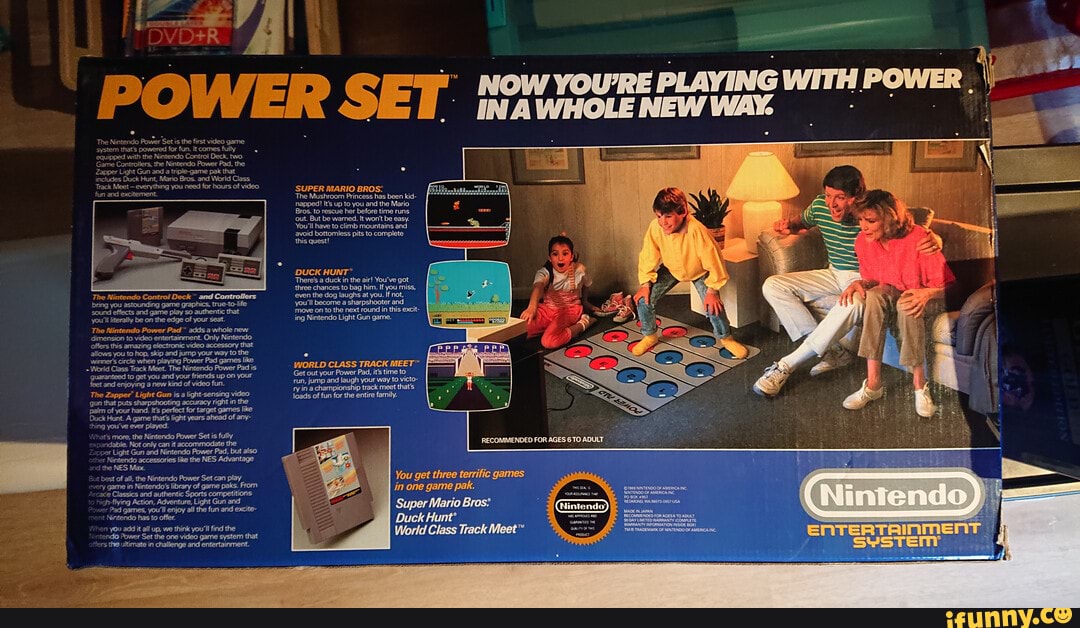 Nintendo POWER SET "new/mint" - NOW YOU'RE PLAYING WITH POWER ...