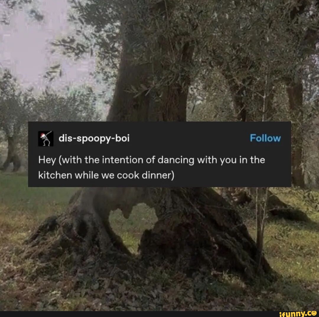 Dis-spoopy-boi Follow Hey (with the intention of dancing with you in ...