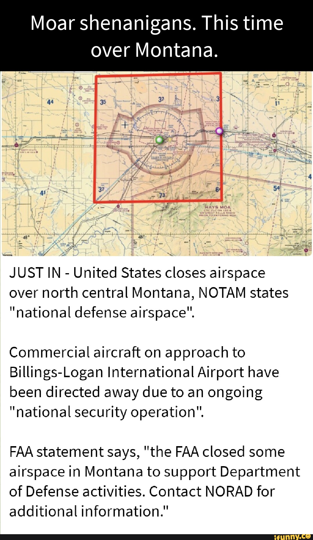 Moar shenanigans. This time over Montana. al JUST IN - United States ...