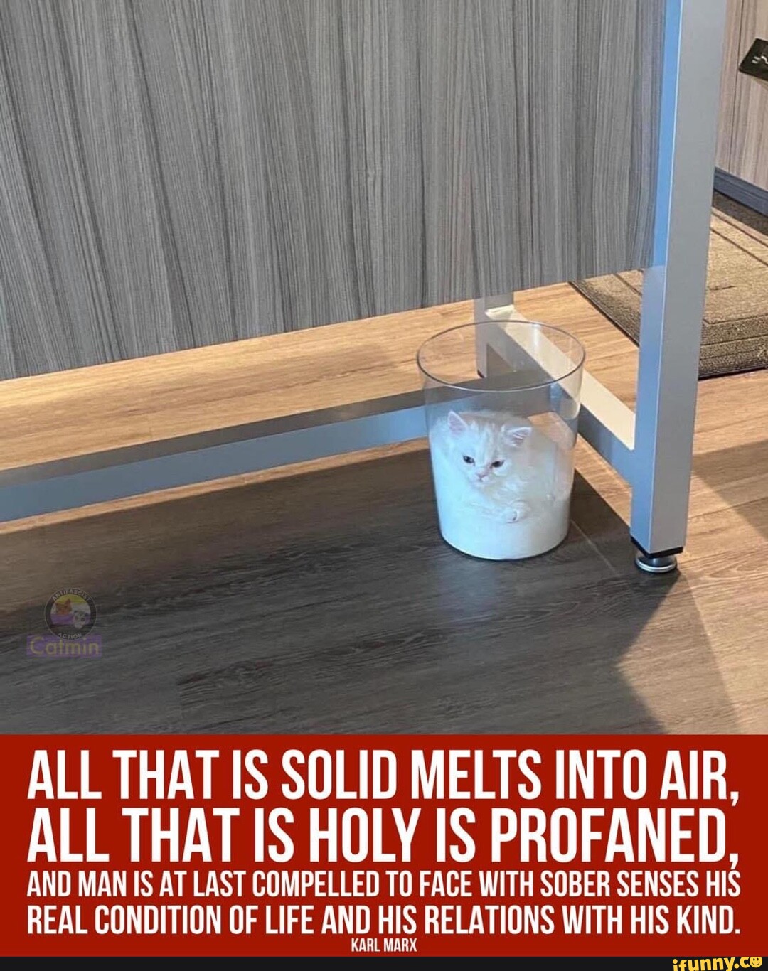 ALL THAT IS SOLID MELTS INTO AIR, ALL THAT IS HOLY IS PROFANED, AND MAN ...