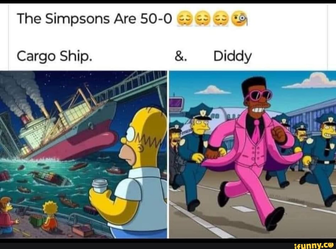 The Simpsons Are 50-0 Cargo Ship. - iFunny