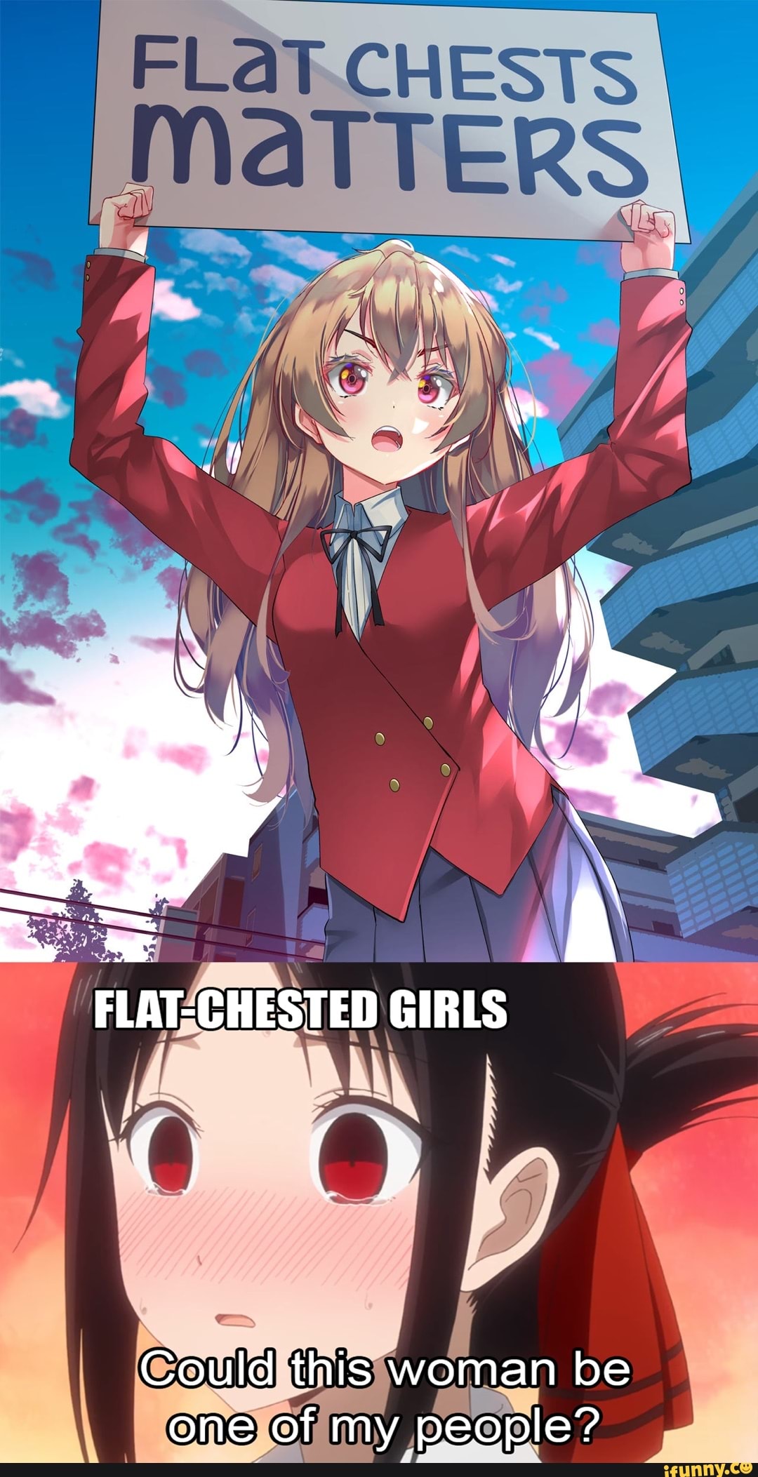 FLAT CHESTS te FLAT-CHESTED GIRLS Could this woman be one of my people ...