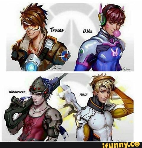 Overwatch gender swap time! - iFunny