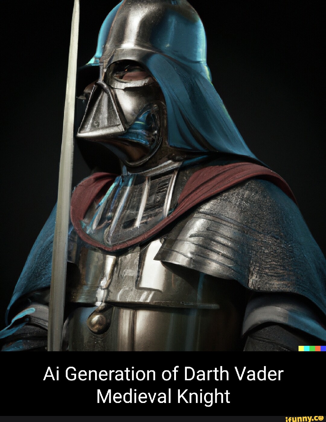 Ai Generation of Darth Vader Medieval Knight - iFunny