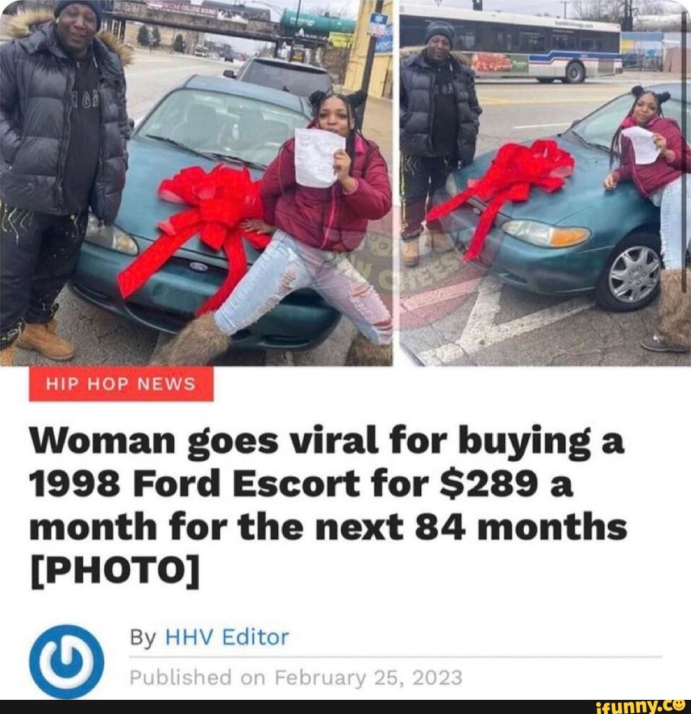 Woman Goes Viral For Buying A 1998 Ford Escort