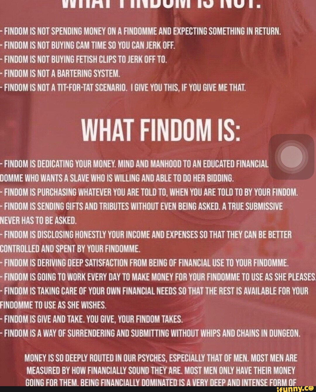 Findom memes. Best Collection of funny Findom pictures on iFunny