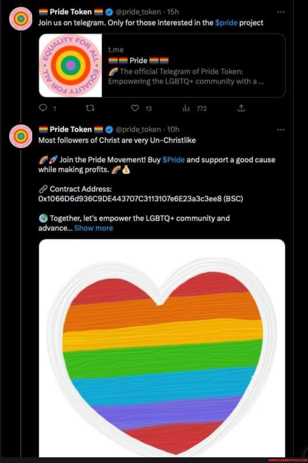 Pride Token pride token 15} Join us on telegram. Only for those ...