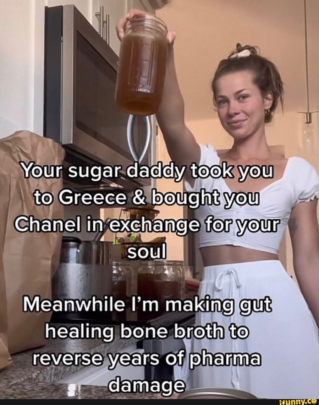 Your sugar daddy took you to Greece & bought you Chanel in exchange for ...