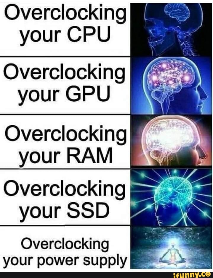 Overclocking your CPU Overclocking) your GPU Overclocking your RAM I ...