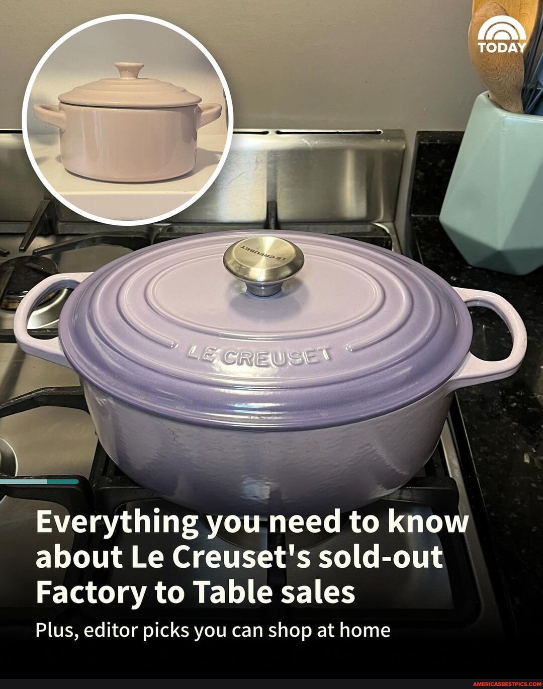 Le Creuset is famous for its equally stylish and functional cookware ...