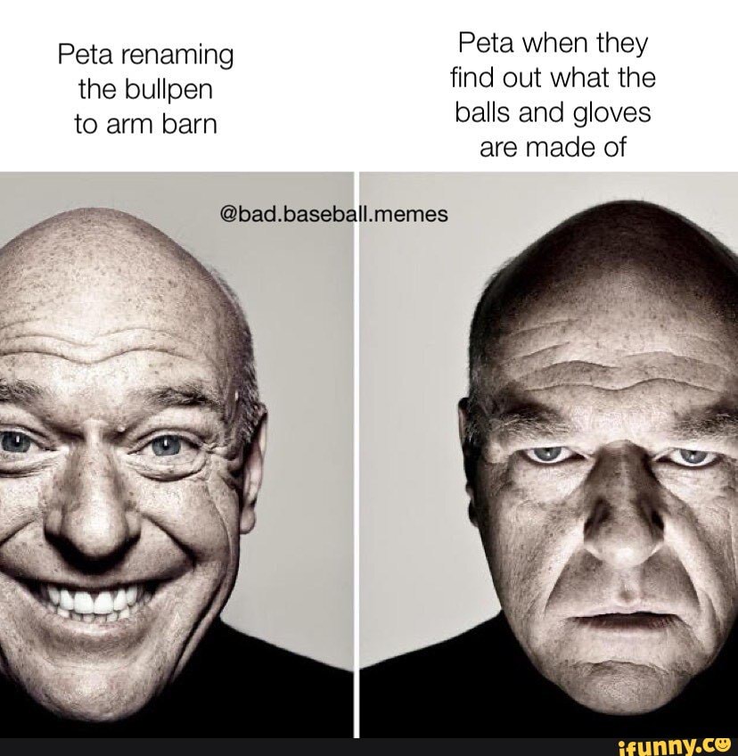 Peta when they find out what the balls and gloves are made of Peta ...