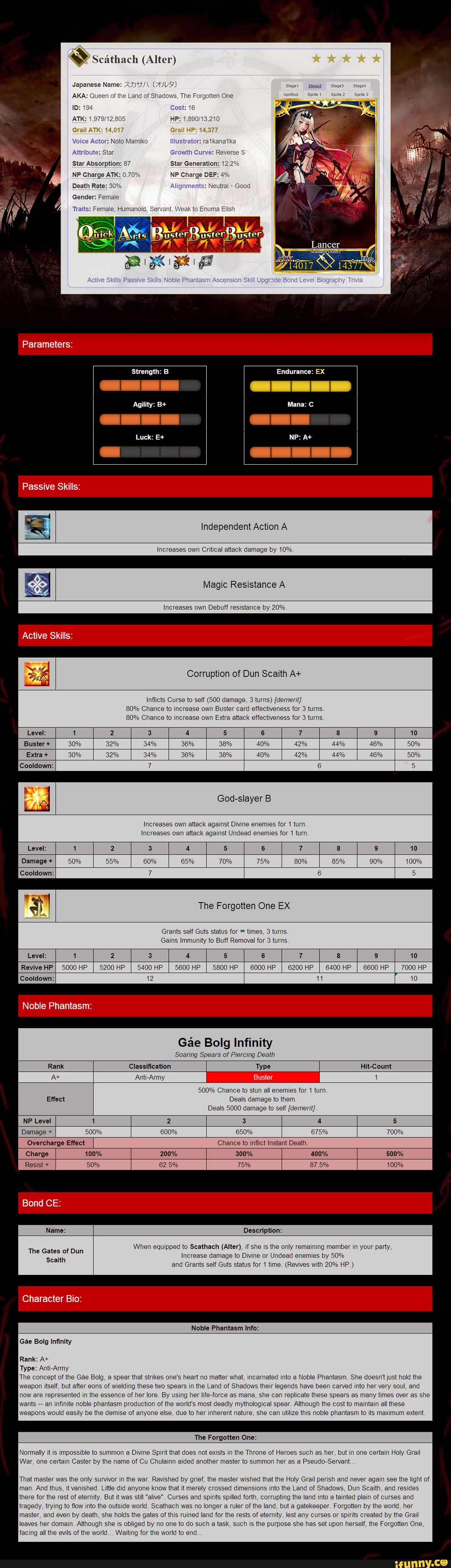 #fgo #fate #fate_grand_order #servant #scathach #alter - Scathach ...