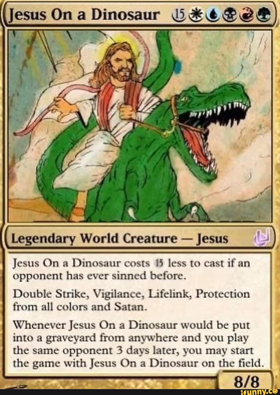 Holy - Holy Jesus On a Dinosaur U*ETCE) Legendary World Creature ...