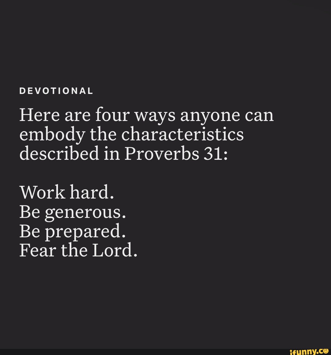 DEVOTIONAL Here are four ways anyone can embody the characteristics ...