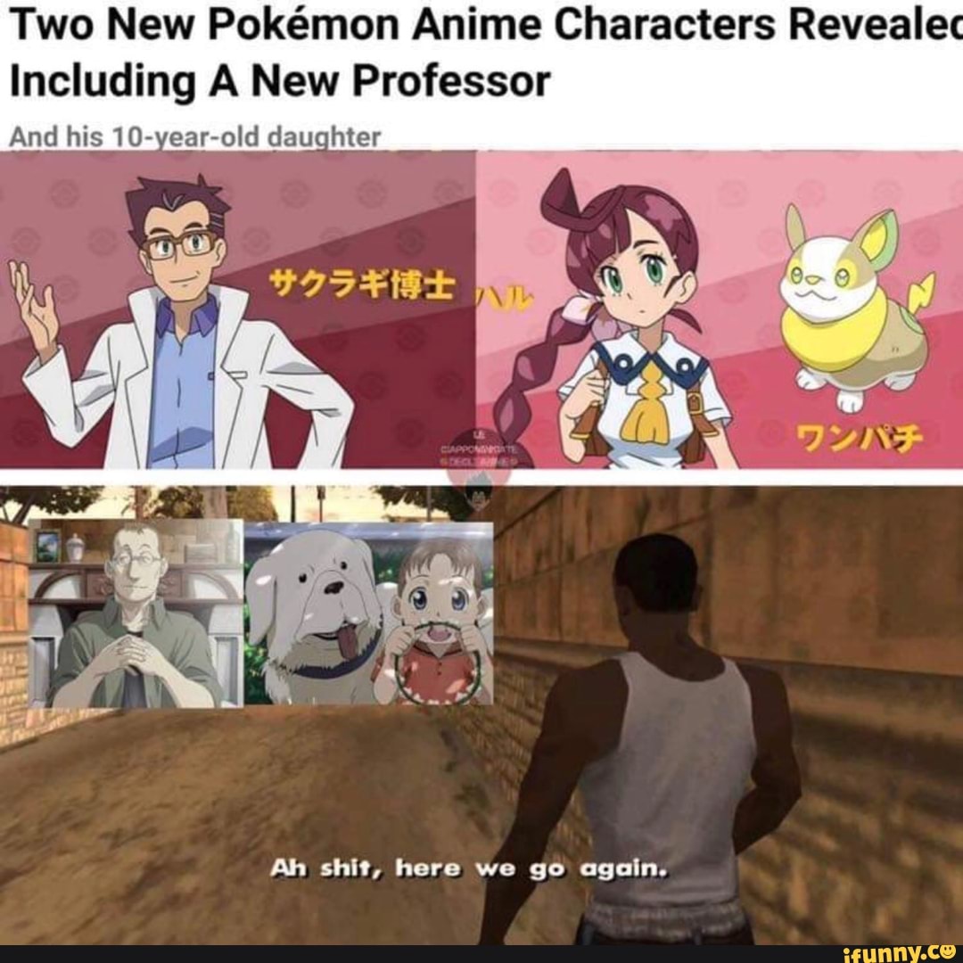 Two New Pokémon Anime Characters Reveale Including A New Professor And ...