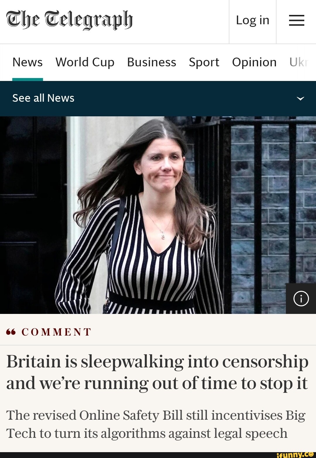 Che Telegraph News World Cup Business Sport Opinion I See all News il ...