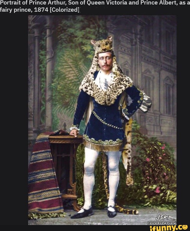 Portrait of Prince Arthur, Son of Queen Victoria and Prince Albert, as ...