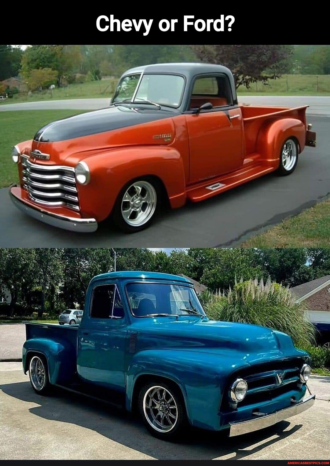 Chevy or Ford? - America’s best pics and videos