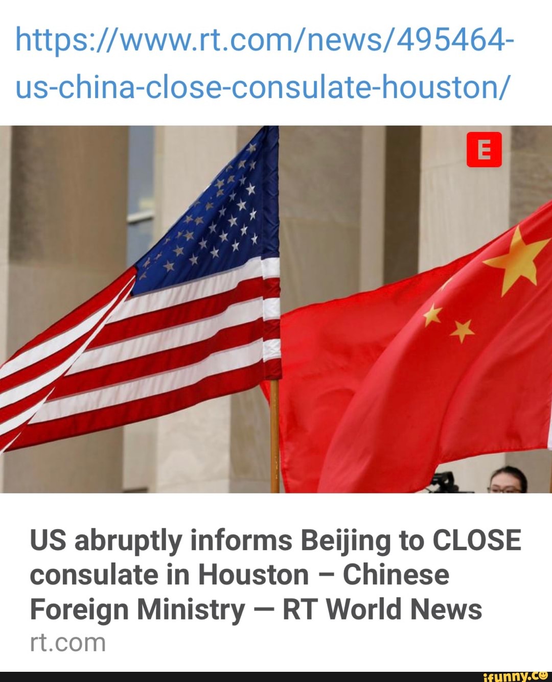 Https://www.rt.com/news/495464- us-china-close-consulate-houston/ US ...