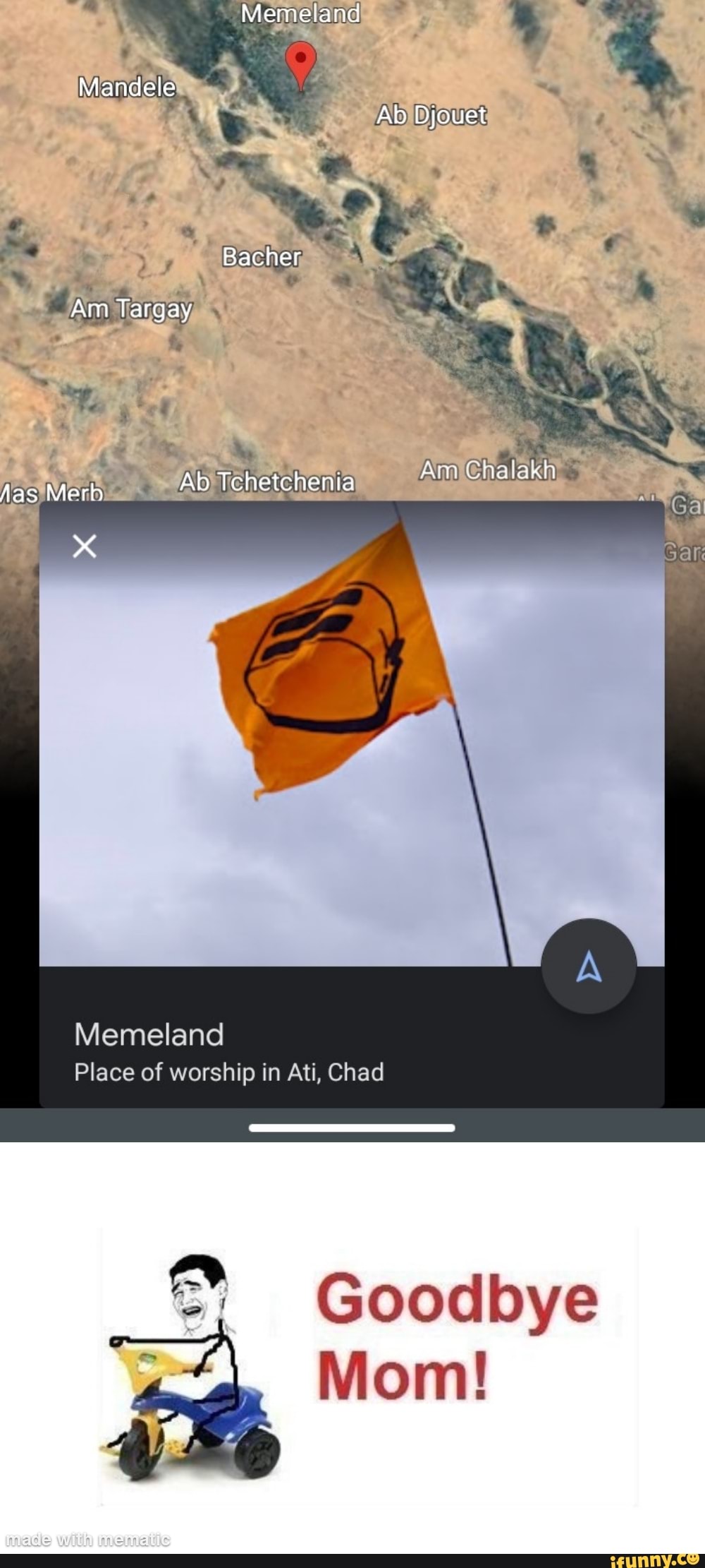 Bacher Gar _/Am Memeland Place of worship in Ati, Chad Goodbye Mom! - iFunny