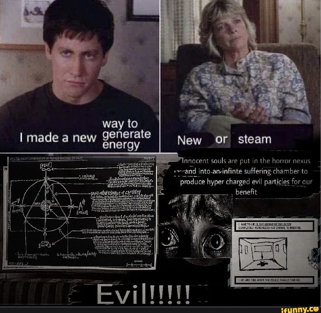 Generate I made a new gnergy produce hyper charged evil particles for ...